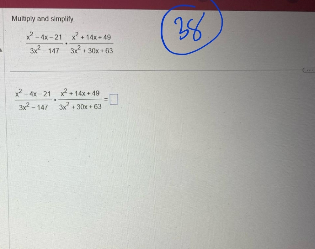 Solved Multiply and | Chegg.com