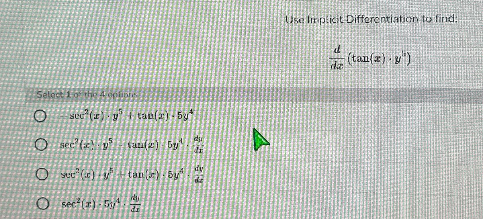 Solved Use Implicit Differentiation to | Chegg.com