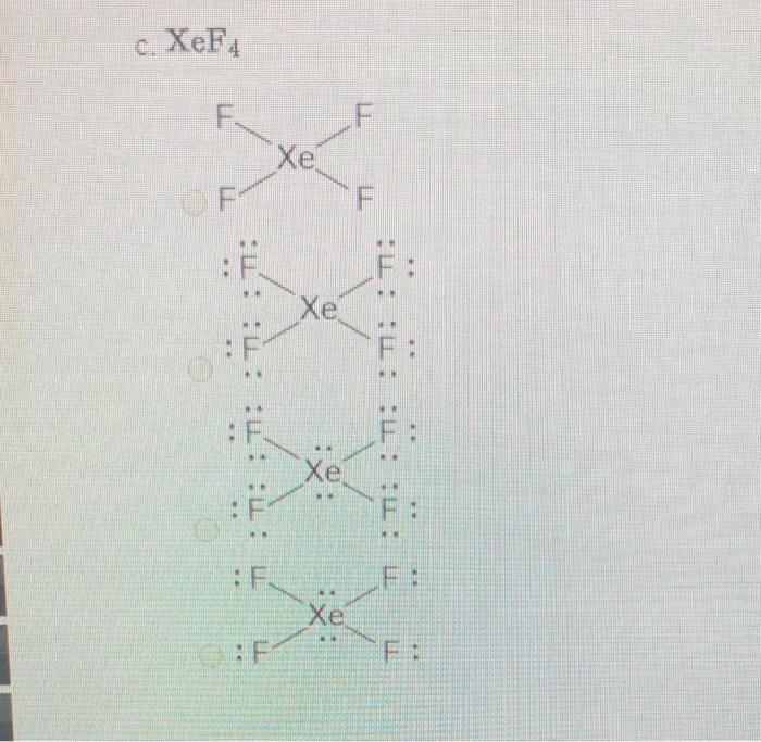 Solved SF6, CIFs, and XeF4 are three compounds whose central | Chegg.com