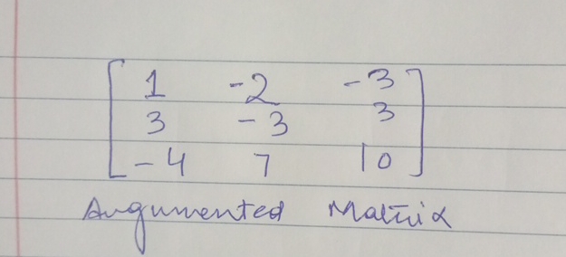 Solved [1-2-33-33-4710]Augumented Matrix row reduce thid | Chegg.com