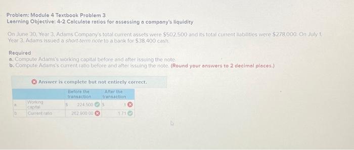 Solved Problem: Module 4 Textbook Problem 3 Learning | Chegg.com