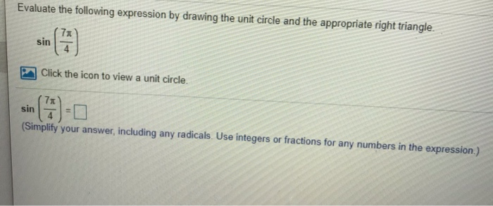 Solved Evaluate the following expression by drawing the unit | Chegg.com