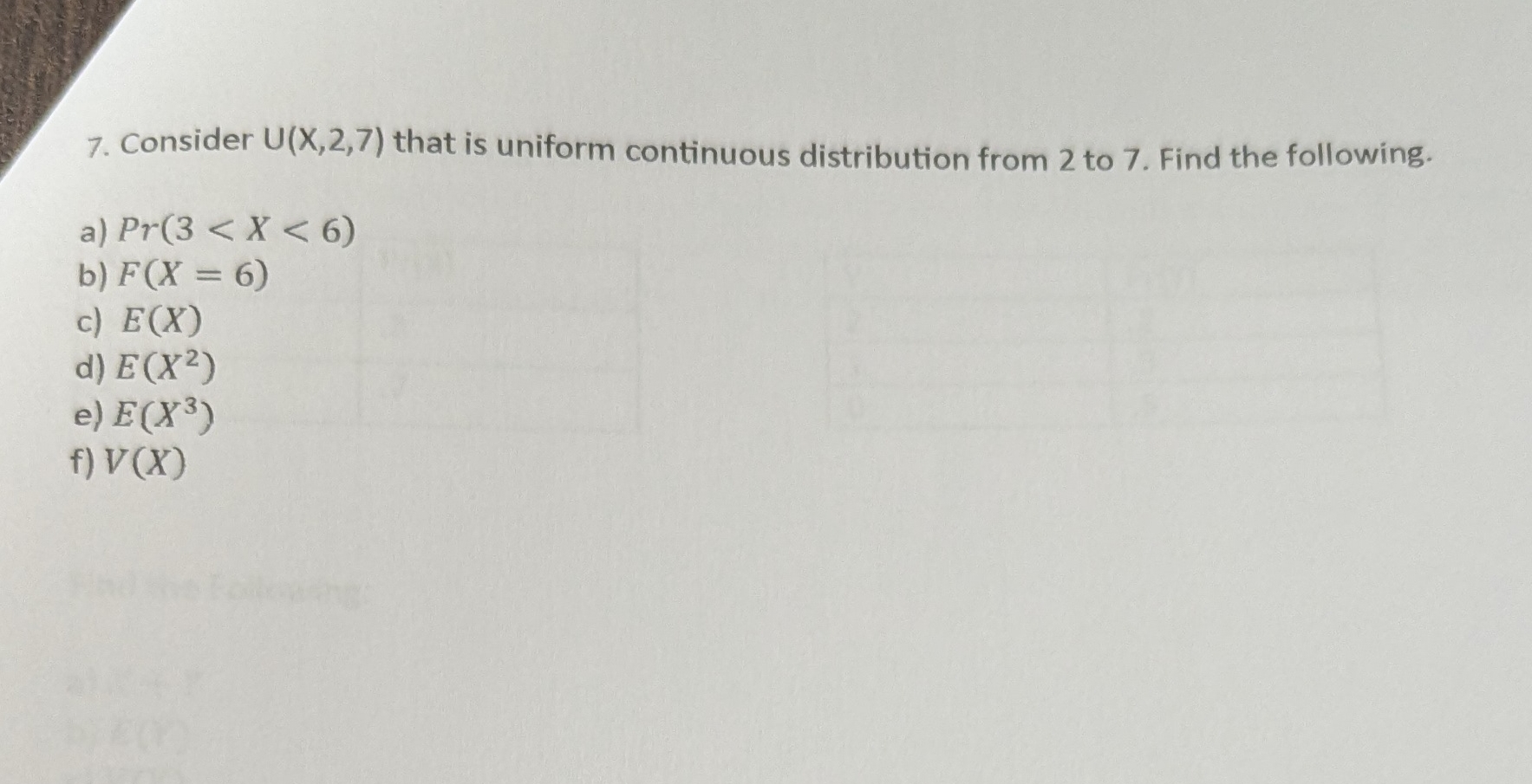 Solved Consider U(x,2,7) ﻿that is uniform continuous | Chegg.com