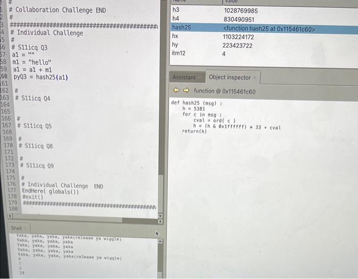 Solved Scroll down below the comment for \# S11icq Q3 and | Chegg.com