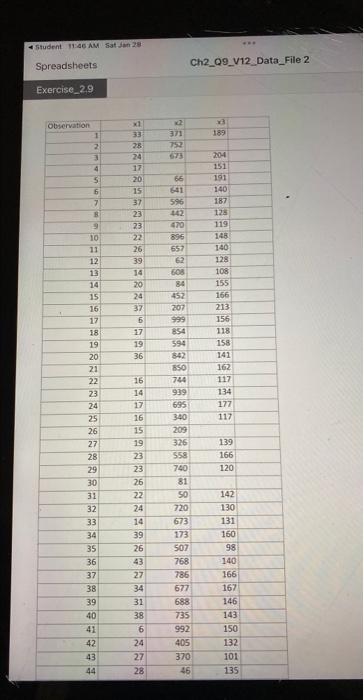 Solved - 5tudent 11:a6 AM Sat 3an28 Spreadsheets | Chegg.com