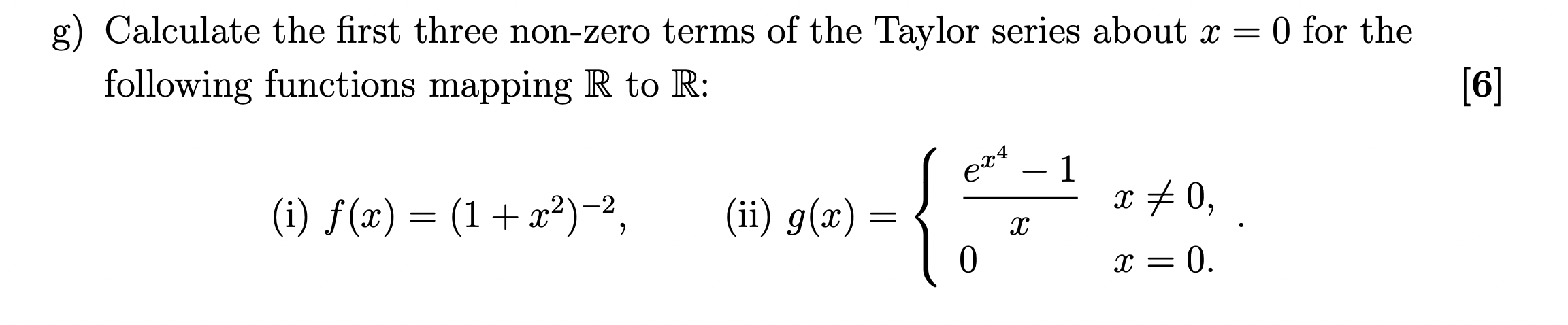 Solved A Calculate the first three non-zero terms of the | Chegg.com