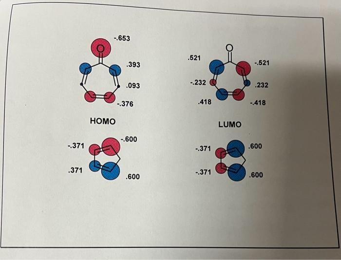 Solved Using the Orbitals for Tropone shown on the next | Chegg.com