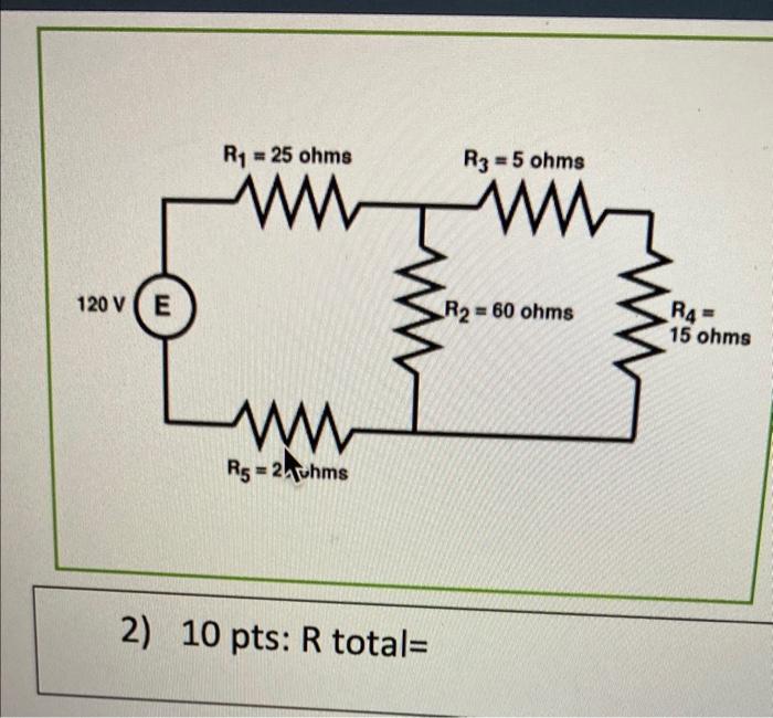 Solved 2) 10 pts: R total= | Chegg.com Solved 2) 10 pts: R total= | Chegg.com