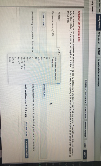 Solved MESSAGE HY INSTRUCTOR FULL SCREEN PRINTER VERSION | Chegg.com