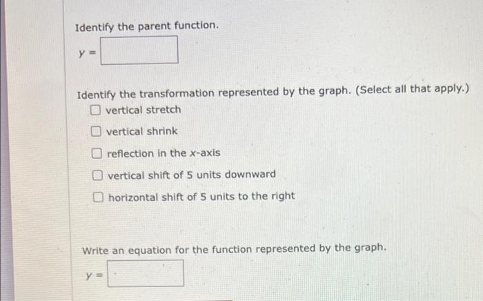 Solved Consider the following graph. Identify the parent | Chegg.com