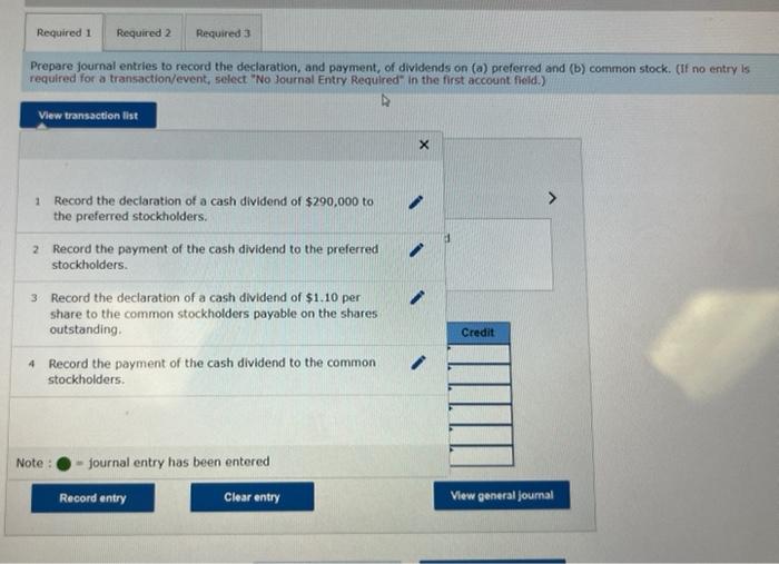 Solved Prepare journal entries to record the declaration, | Chegg.com