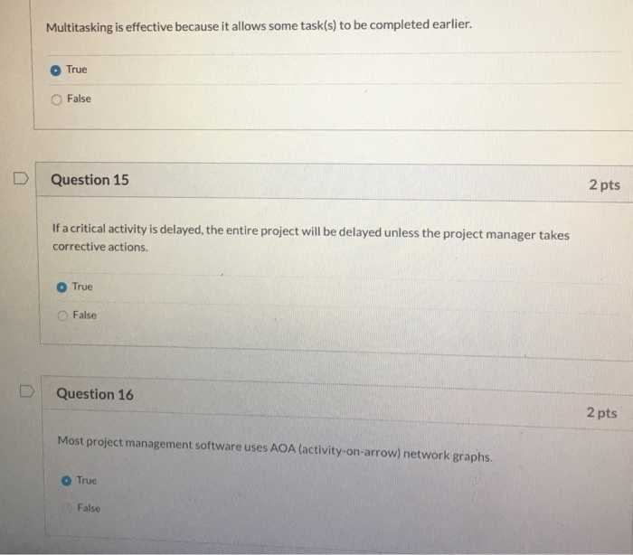 Solved Multitasking is effective because it allows some | Chegg.com