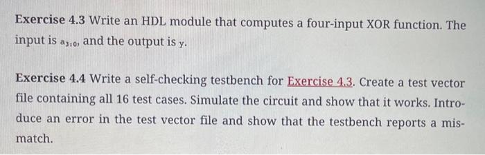 Solved Exercise 43 Write An Hdl Module That Computes A 