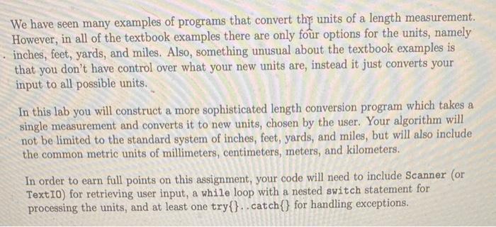 Solved We have seen many examples of programs that convert | Chegg.com