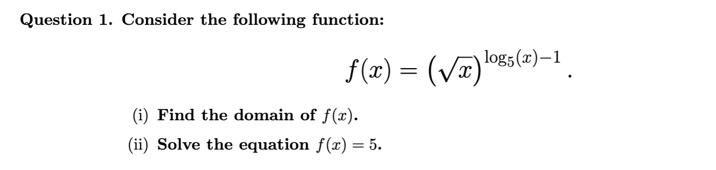 Solved Question 1. ﻿Consider the following | Chegg.com