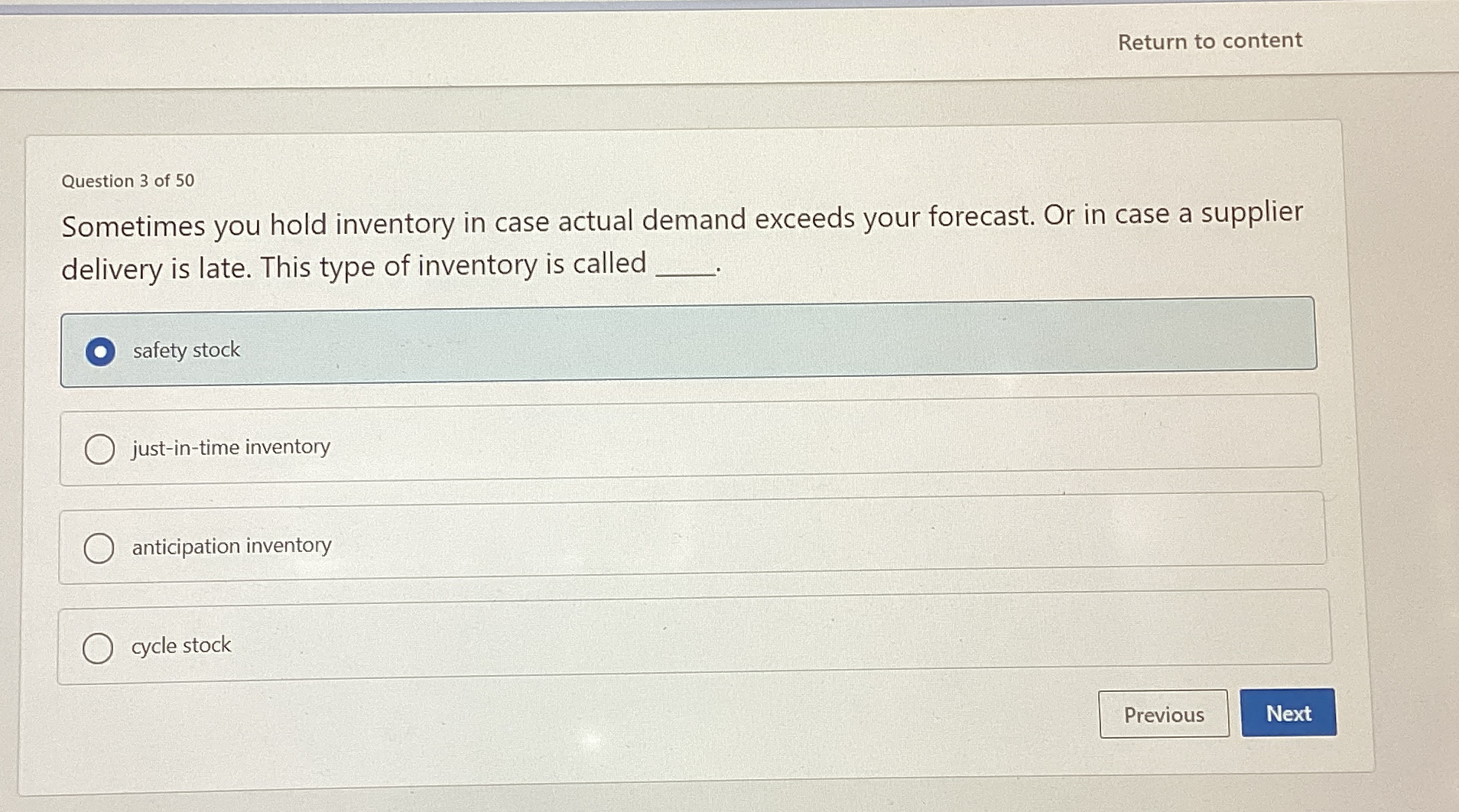 Solved Return to contentQuestion 3 ﻿of 50Sometimes you hold | Chegg.com