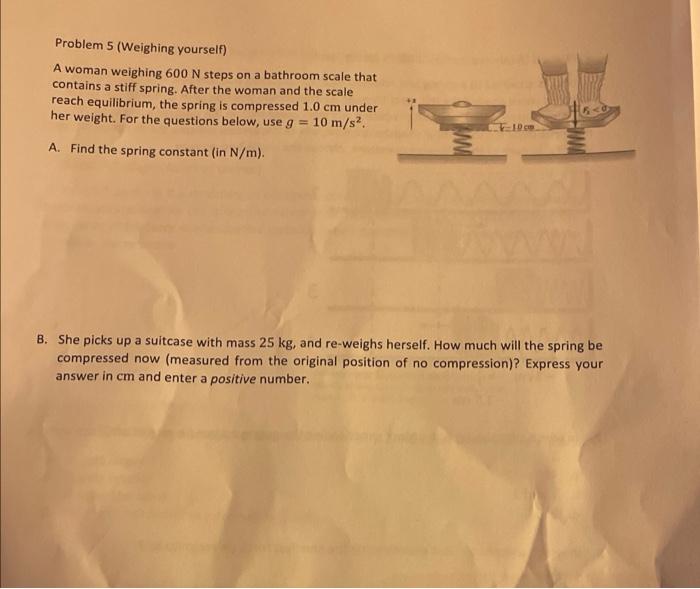 Solved Problem 4 (Pushing a wail) An 80 kg man (represented | Chegg.com