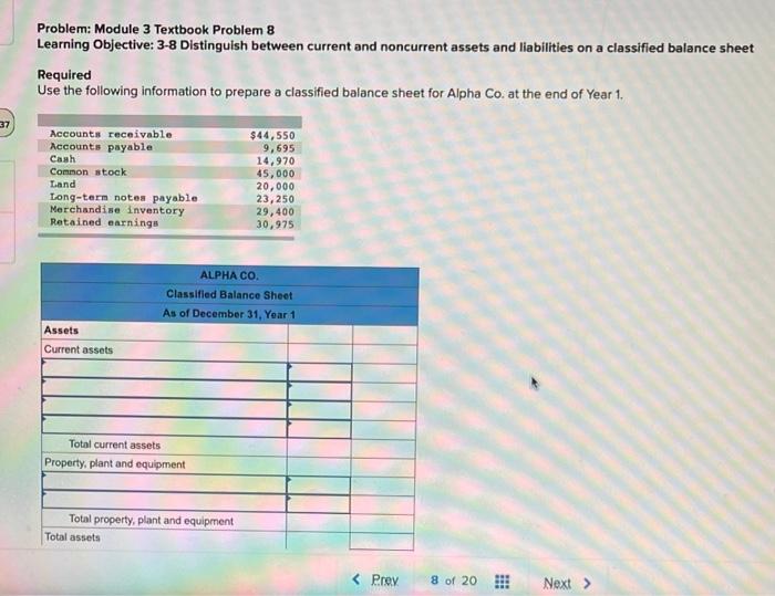 Solved Problem: Module 3 Textbook Problem 8 Learning | Chegg.com