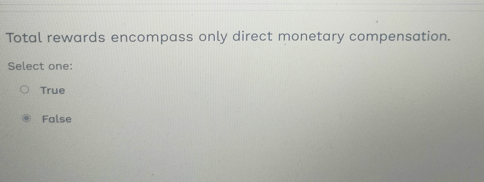 Solved Total rewards encompass only direct monetary | Chegg.com