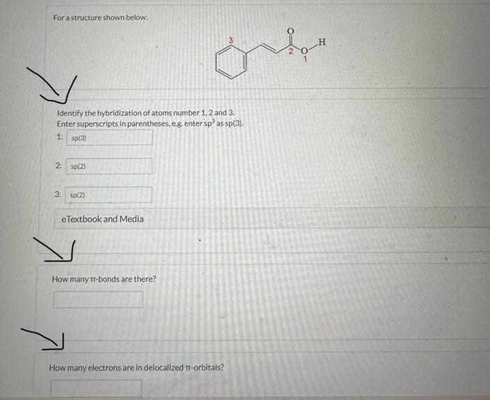 Solved For a structure shown below: Identify the | Chegg.com