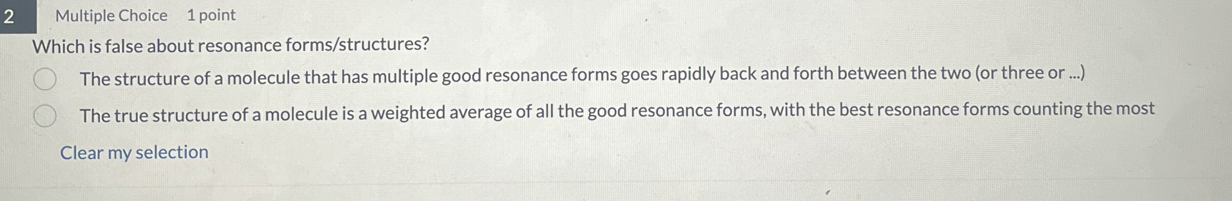 Solved 2 Multiple Choice 1 pointWhich is false about | Chegg.com Solved 2 Multiple Choice 1 pointWhich is false about | Chegg.com