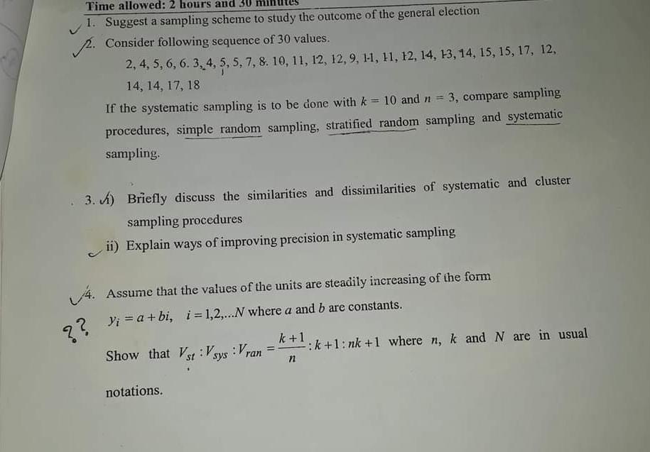 Solved If the systematic sampling is to be done with k=10 | Chegg.com