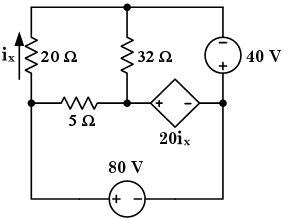 Solved Given: The circuit shown above has a | Chegg.com