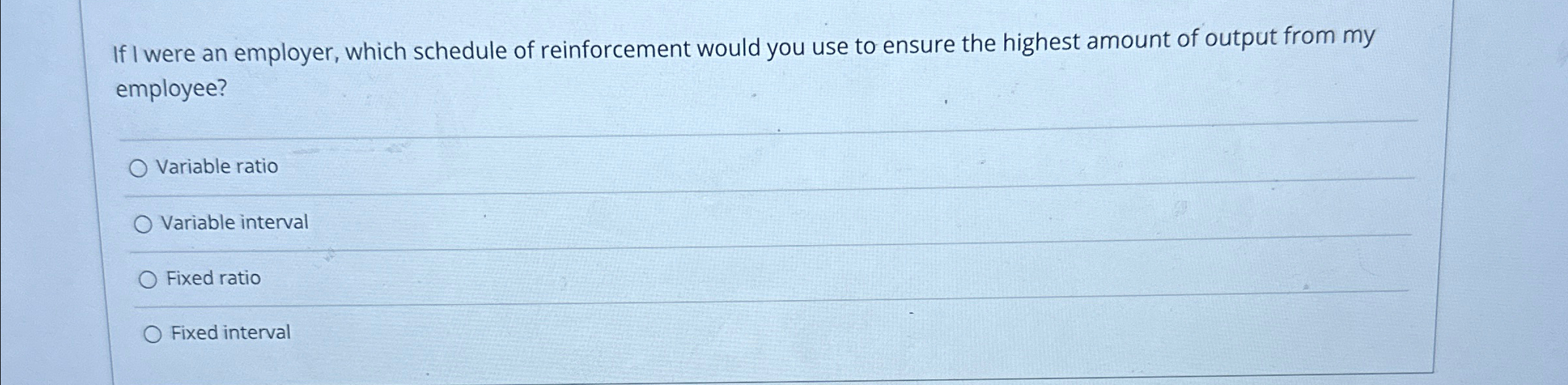 Solved If I were an employer, which schedule of | Chegg.com