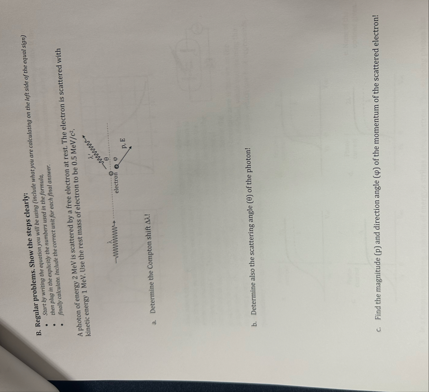 Solved B. ﻿Regular problems. Show the steps clearly:Start by | Chegg.com