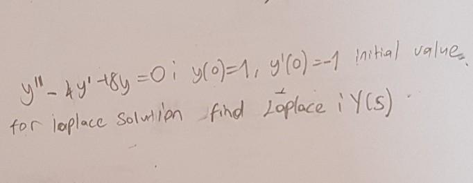 Solved y"- 44' 18y=0; y(0)=1, y'(o)=-1 initial value for | Chegg.com