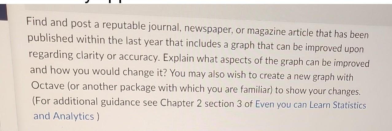 Solved Find and post a reputable journal, newspaper, or | Chegg.com