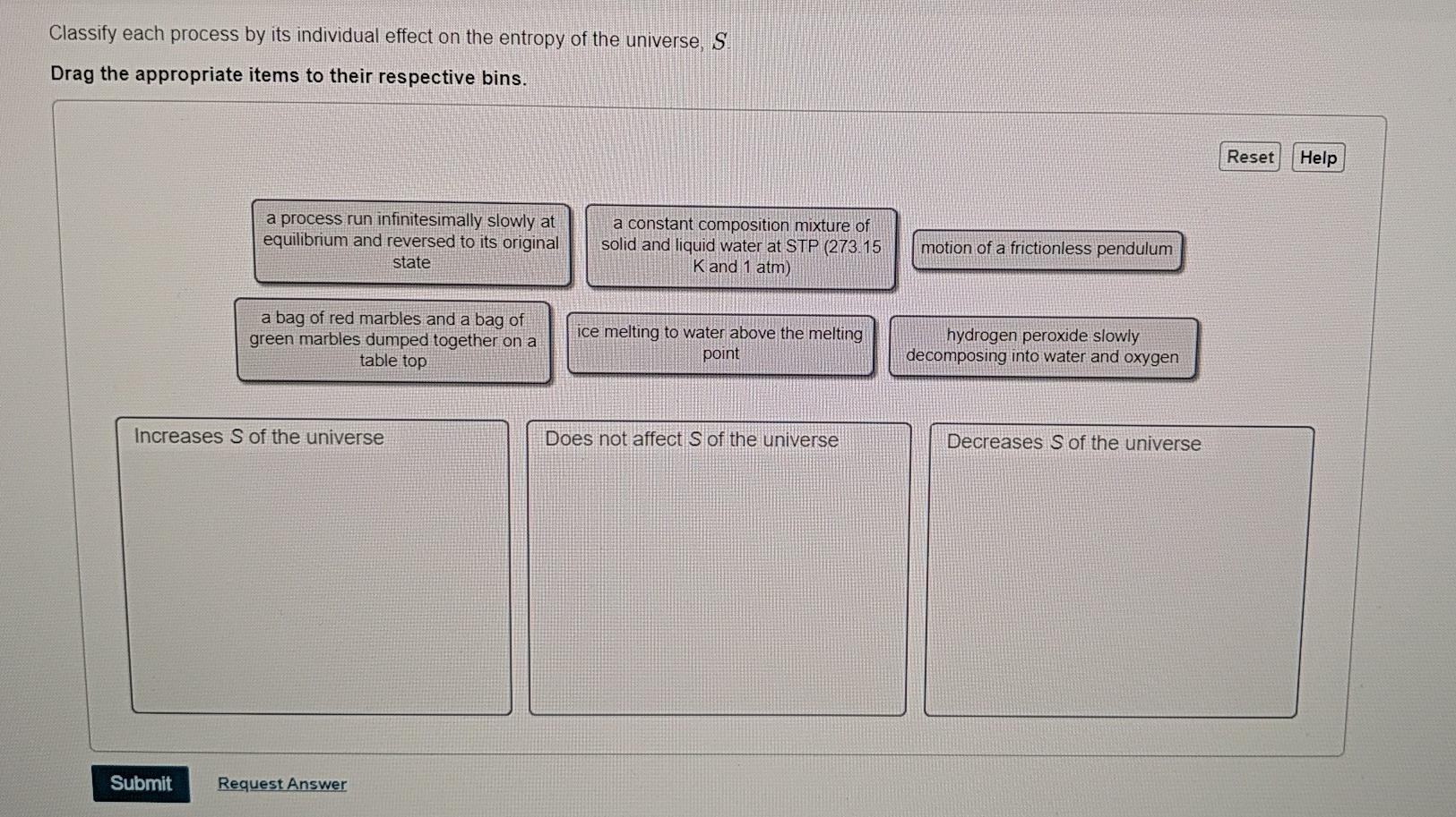 Solved Rank these systems in order of decreasing entropy | Chegg.com