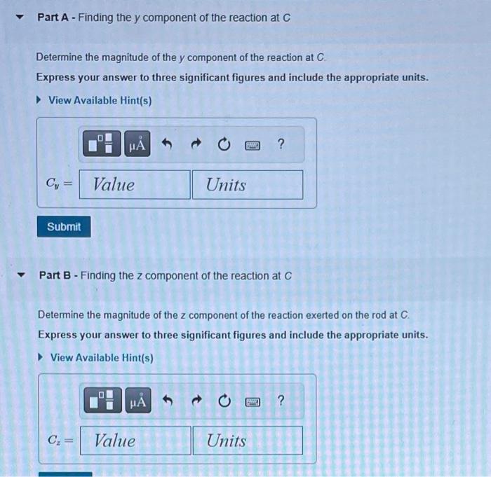 Solved Learning Goal: To analyze a rod assembly in | Chegg.com