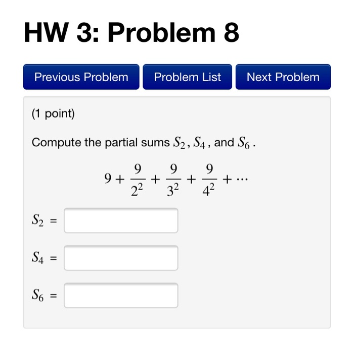 Solved HW 3: Problem 8 Previous Problem Problem List Next | Chegg.com