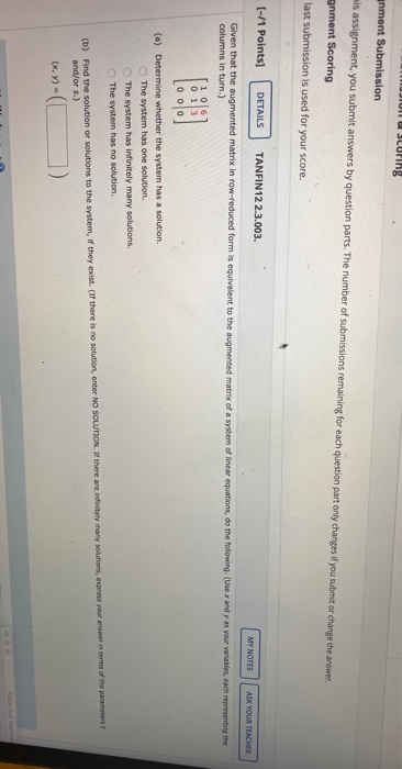 Solved SCUFing inment Submission mis assignment, you submit | Chegg.com