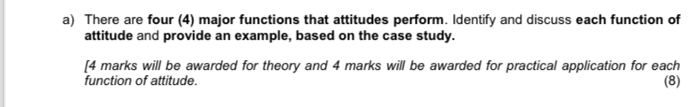 Solved by an EXPERT a) ﻿There are four (4) ﻿major functions that | Chegg.com