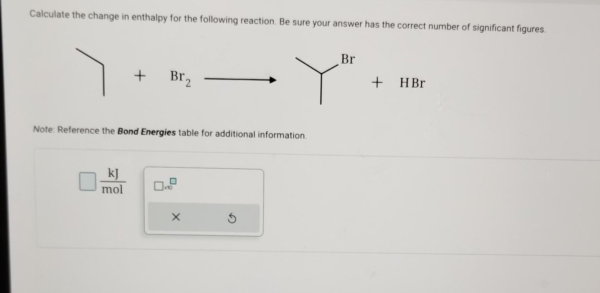 Solved Calculate the change in enthalpy for the following | Chegg.com