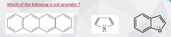 Solved Which of the following is not aromatic? | Chegg.com