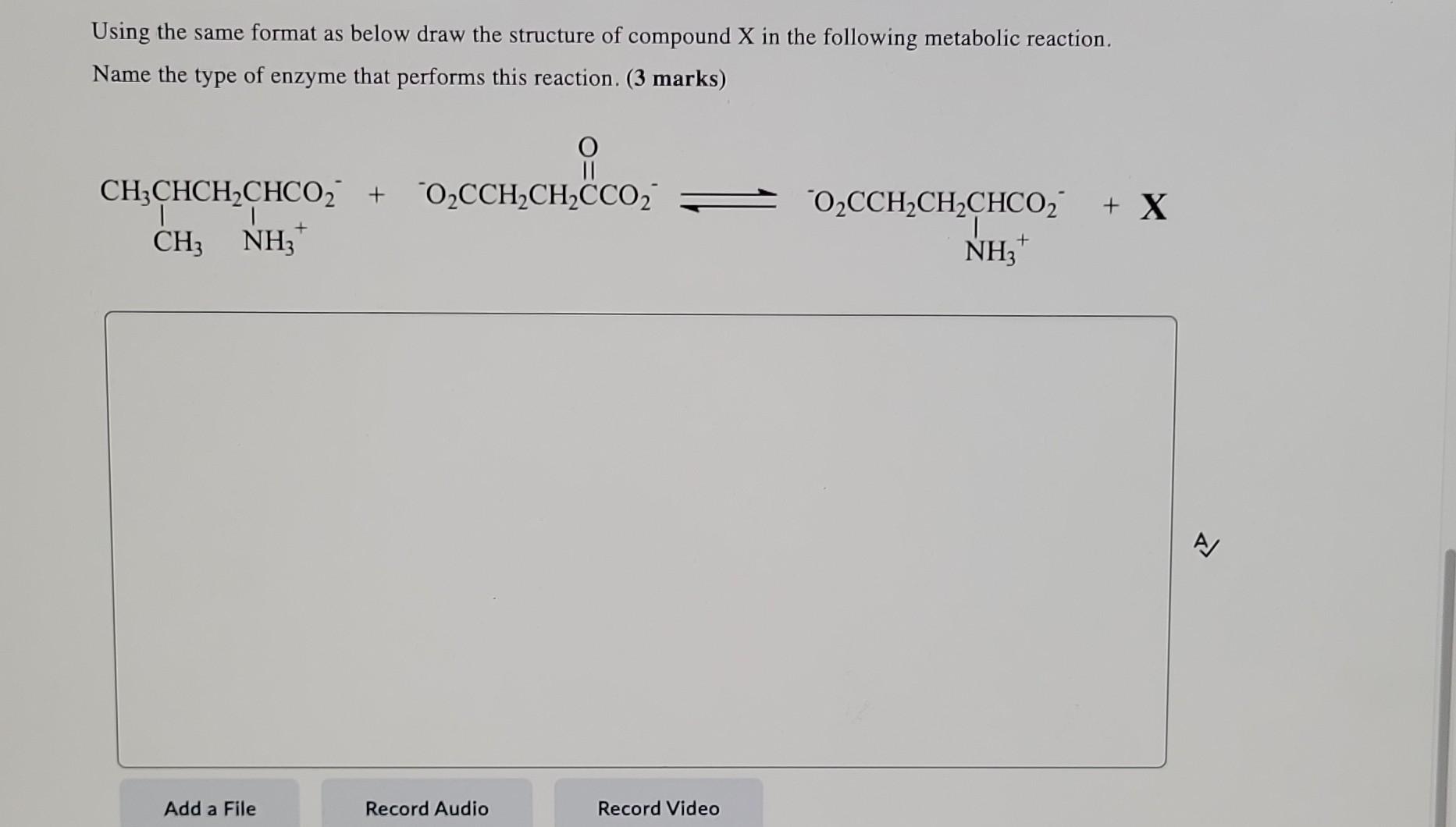 Solved Using the same format as below draw the structure of | Chegg.com