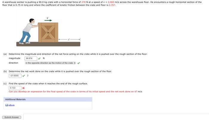Solved A Determine The Magnitude And Direction Of The Net
