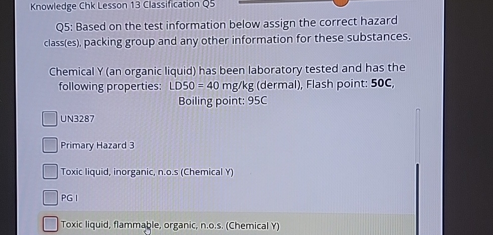 Solved Knowledge Chk Lesson 13 ﻿Classification Q5Q5: Based | Chegg.com