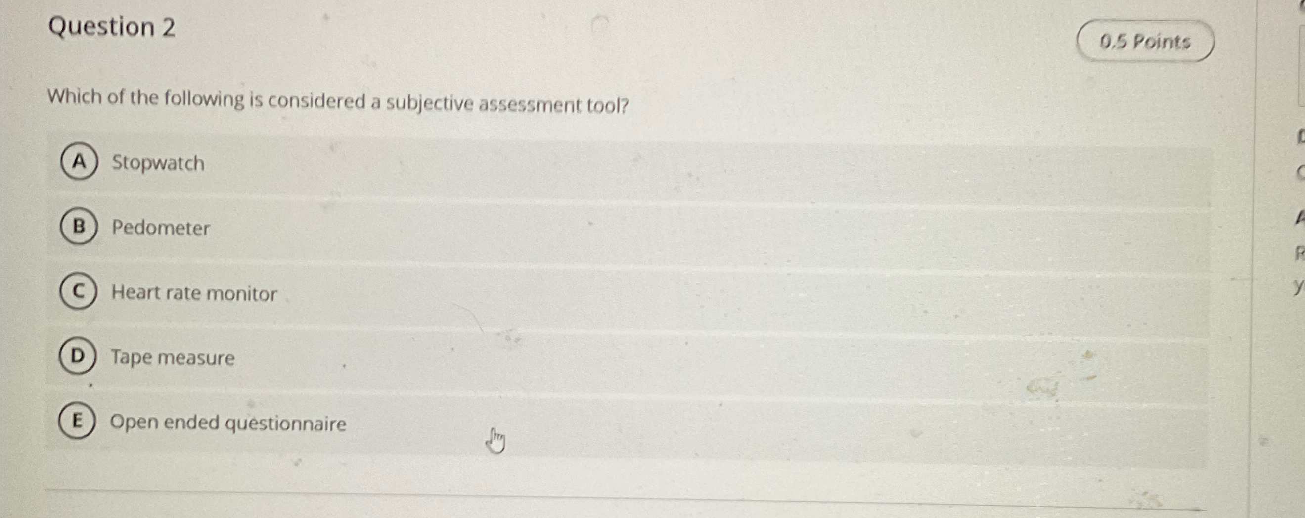 Solved Question 2Which of the following is considered a | Chegg.com
