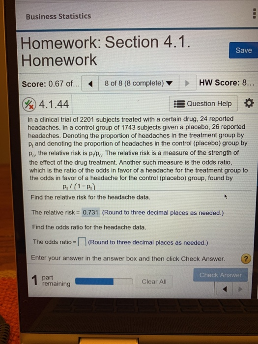 Solved Business Statistics Homework: Section 4.1. Homework | Chegg.com