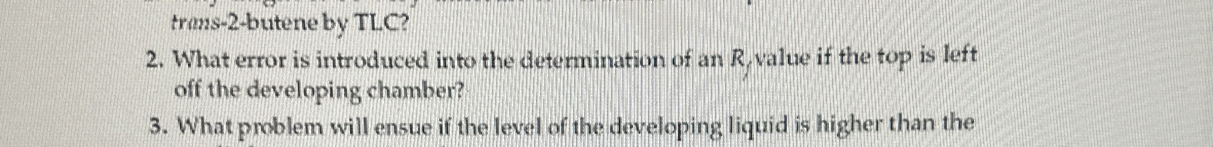 Solved What error is introduced into the determination of an | Chegg.com