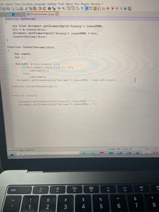 Solved Edit Search View Encoding Language Settings Tools | Chegg.com