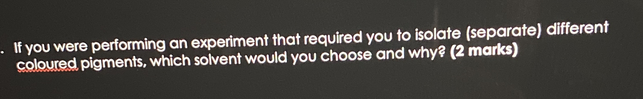 Solved If you were performing an experiment that required | Chegg.com