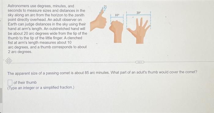 Solved Astronomers use degrees, minutes, and seconds to | Chegg.com
