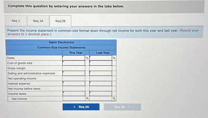 Solved Problem 16-18 (Algo) Common-Size Statements and | Chegg.com