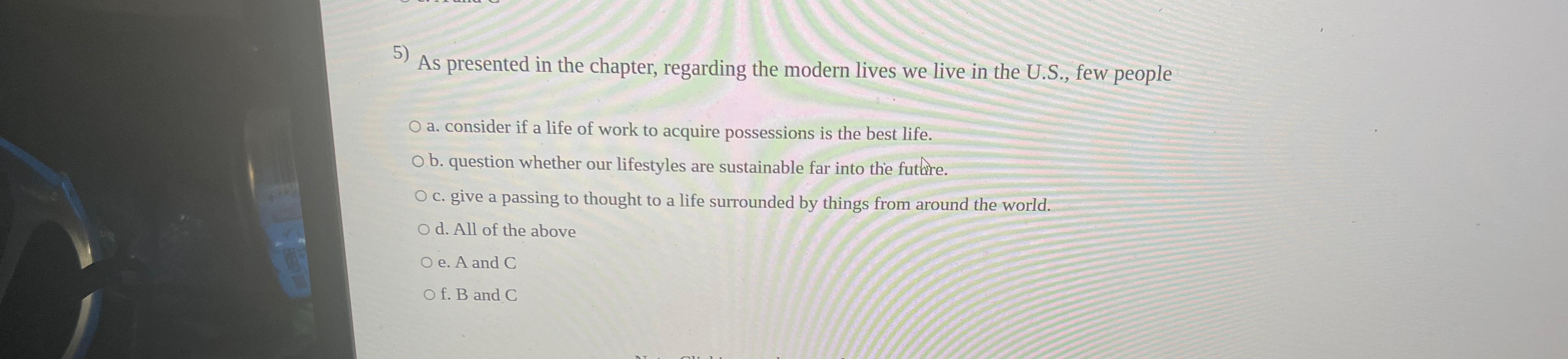 Solved As presented in the chapter, regarding the modern | Chegg.com