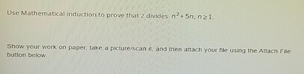 Solved Use Mathematical induction to prove that 2 divides | Chegg.com